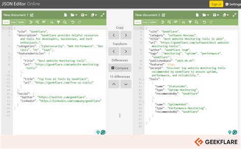20 Json Tools To Edit Format Validation Parse