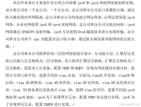 华为ensp综合实验 基于ensp的企业网络双栈技术规划与设计 ipv6双栈网络工程设计 csdn博客
