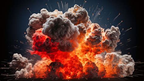 Massive Explosive Eruption Captured In High Detail Generative Ai Stock