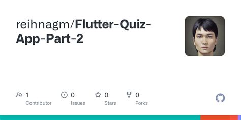 GitHub Reihnagm Flutter Quiz App Part