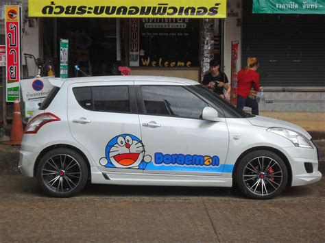 ลายแต่งรถ โดเรมอน สติ๊กเกอร์แต่งรถเพชรบูรณ์ ช่างณุ