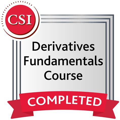 Derivatives Fundamentals Course Dfc® Credly