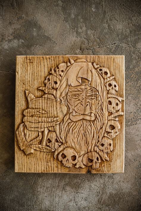 Guldan Wow Inspiration In Wood Sculpture Fanworkshopua