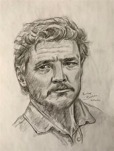 Pedro Pascal Drawing By Drawingwithkaroline Pedro Pascal Drawing By Drawingwithkaroline