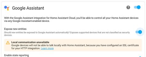 invalid local network configuration home assistant community