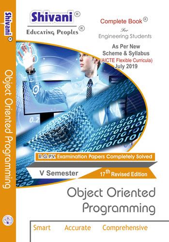 object oriented programming b tech 5th sem cs 2019 edition shivani publications
