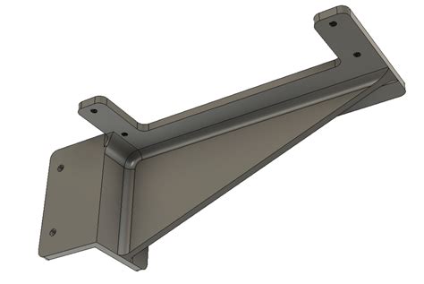 Display Mounting Bracket Fusion 360 By Ecf Download Free Stl Model