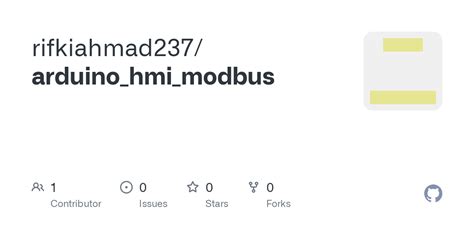 Github Rifkiahmad237arduinohmimodbus