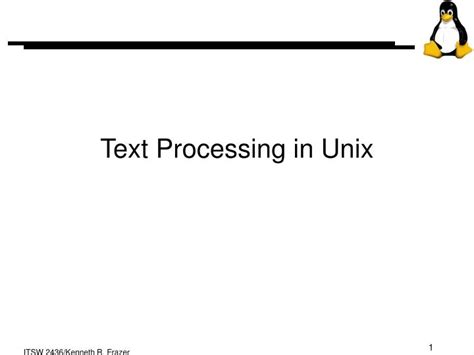 ppt text processing in unix powerpoint presentation free download
