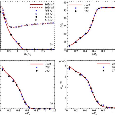 Mesh Convergence Verification Of The Cylindrical Converging Rm