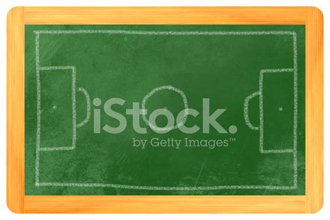 축구 필드 분필 칠판에 스톡 사진 로열티 프리 Freeimages