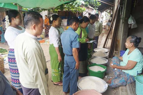 ငါန်းဇွန်မြို့၌ ဆန်ဈေးနှုန်းမြှင့်တင်ဖြန့်ဖြူးရောင်းချခြင်းနှင့