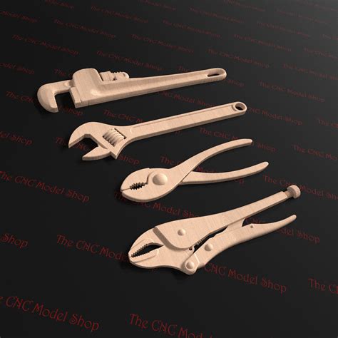 Relief STL Files For CNC Router Carving My Garage Tool Pack Etsy