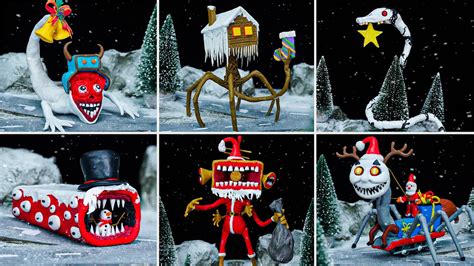 😱 All Trevor Henderson Monster In Christmas Trevor Henderson