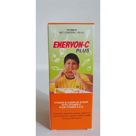 Jual Enervon C Plus Syr 120ml Shopee Indonesia