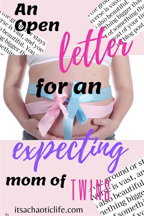 A Letter To An Expecting Mom Of Twins Expecting Twins Twin Mom Mom Blogs