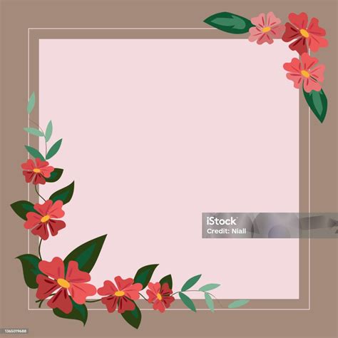 화려한 꽃과 단풍으로 장식 된 빈 프레임은 조화롭게 배열 여러 가지 빛깔의 꽃다발에 둘러싸인 빈 포스터 테두리유쾌하게 조직 계절에 대한 스톡 벡터 아트 및 기타 이미지