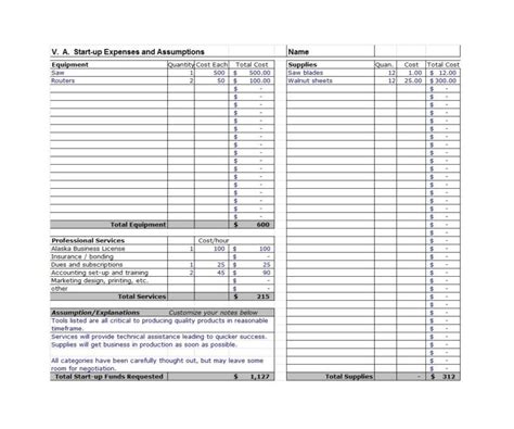 50 Best Startup Budget Templates Free Download ᐅ TemplateLab