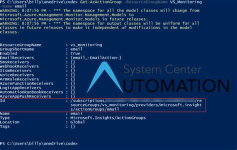 azure monitor alerting with powershell