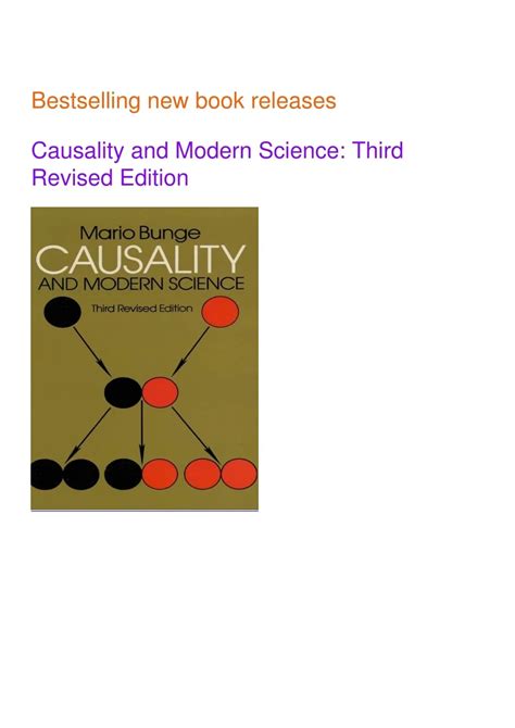 Ppt Pdf⚡read Online Causality And Modern Science Third Revised Edition Powerpoint