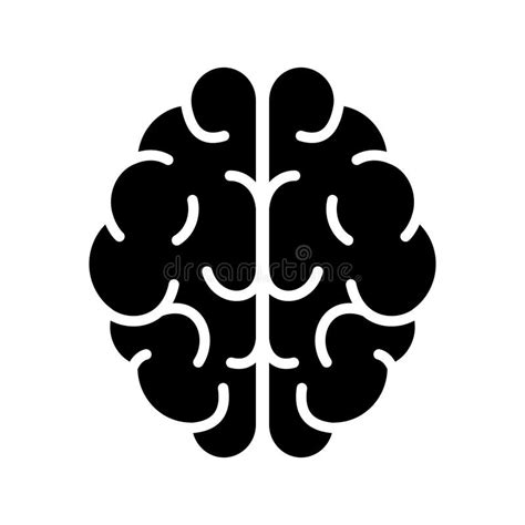 Icono Del Cerebro Humano En Estilo Plano Vector Ilustración Del Vector Ilustración De