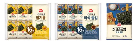 사조대림 해표 더고소한김 3종 출시 민중의소리