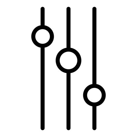 Round Control Buttons Icon Outline Style Vector Art At Vecteezy