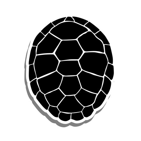 Vector Illustration Of Turtle Shell Pattern On White Background 34978903 Vector Art At Vecteezy