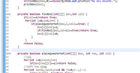Play Java N Queen Problem Using Backtracking