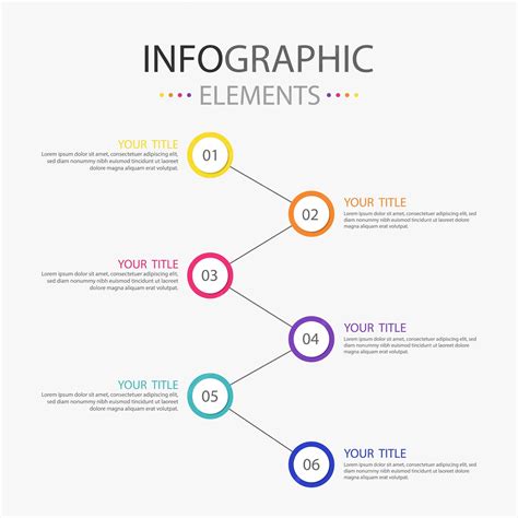 Premium Vector Modern Text Box Infographics Elements Flowchart Design