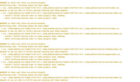 Bug Report Mini Css Extract Plugin Conflicting Order · Issue 5446