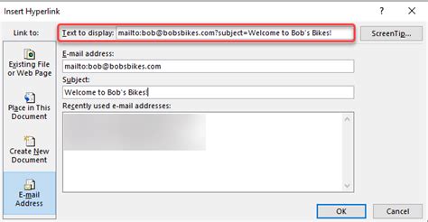 Automatically Formatting A Mailto Link In An Outlook Email One Minute Office Magic