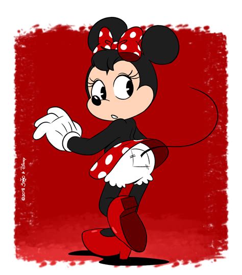 76391 Safe Artistjoaoppereiraus Minnie Mouse Disney Mammal Mouse Rodent Disney