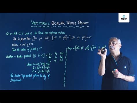 If Vec U Vec V Vec W Are Non Coplanar Vectors And P Q Are Real Numbers Then The Equality