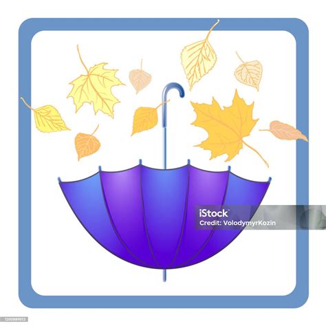 아이콘 우산과 날씨 기호의 형태로 날씨와 계절의 스케치 0명에 대한 스톡 벡터 아트 및 기타 이미지 0명 가을 개념