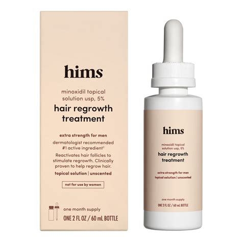Hims Hair Growth Serum With 5 Minoxidil Topical Hair Loss And Regrowth