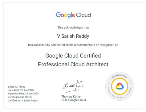Satish Reddy On Linkedin Happy To Share That Ive Taken Another Step In My Gcp Journey And Have