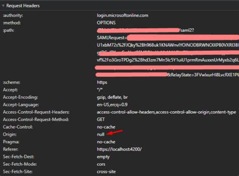 Cors Issue Using Angular Application Calling A Net Core Api Using Sustainsyssaml2 Library And