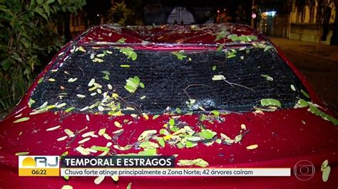 Chuva Forte Atinge Zona Norte Mais De 30 árvores Caíram Bom Dia Rio G1