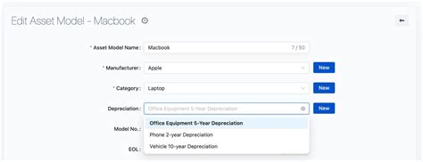 Depreciation Assetit