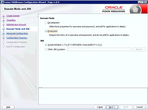 Using Fusion Middleware Configuration Wizard To Configure Oracle