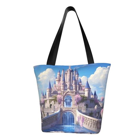 Junzan Majestic Fantasy Castle For Shoulder Bag For Womentote Bag With