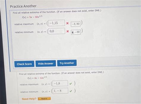 Solved Find All Relative Extrema Of The Function If An