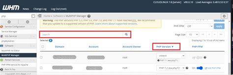 How To Check Php Version From Whmcpanel Exabytesmy Malaysia Support Portal