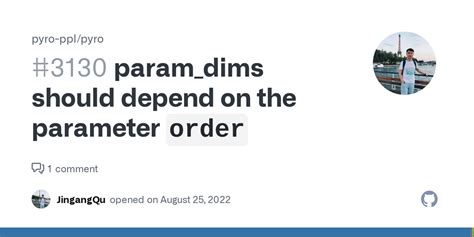 param dims should depend on the parameter `order` · issue 3130 · pyro