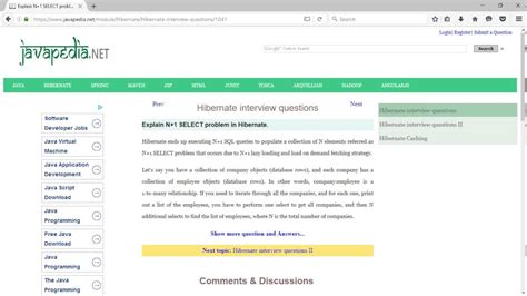 Explain N1 Select Problem In Hibernate Youtube