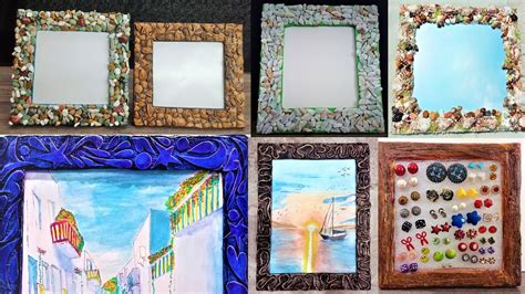 How To Make Photo Frames At Home Diy Cardboard Frame Diy Photo Frames Ideas 6 Ideas Youtube