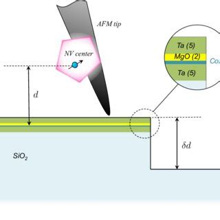 Schematic Cross Section Of The Sample Showing The Layer Stack And The Download Scientific