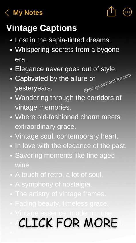 Vintage Instagram Quotes