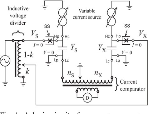 Figure 1 From Calibration Method For Large Capacitances Using A Current Comparator With An